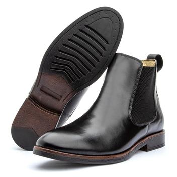 Bota Masculina Chelsea em Couro Legitimo Confortável Rock Agro Country ...