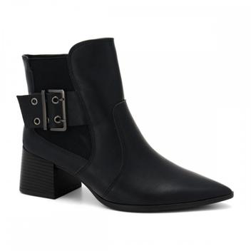 Bota Ramarim 2559132-1 Salto Bloco Feminino - Ankle Boots - Magazine Luiza