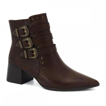 Bota Ramarim 2559133-2 Salto Bloco Feminino - Ankle Boots - Magazine Luiza