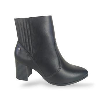 Bota Ramarim Ankle Boot All Black Cano Curto Salto Bloco - Ankle Boots ...