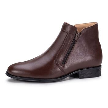 Bota Social Masculino Couro Pelica 576 - Difranca - Marrom - MACSHOES - Galocha Masculina ...