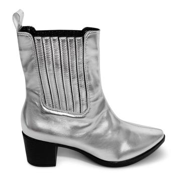 Bota Western Feminina Metalizada - Jessica Leal Shoes - Bota Feminina ...