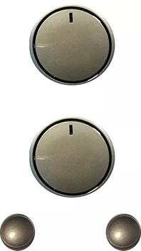 Botão Forno Fischer Fit Line Timer Termostato Teclas 4 Un. (Original ...