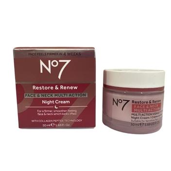Botas de creme de noite No7 Restore and Renew 50mL - Boots - Cuidados ...