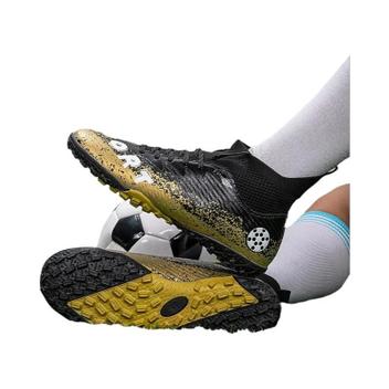 Botas de Futebol Masculinas Douradas Tamanho 46 TF AG - Chuteiras para ...