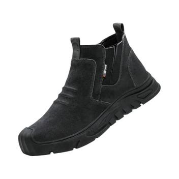 Botas De Trabalho De Segurança Anti-furos Com Biqueira De Aço Masculina ...
