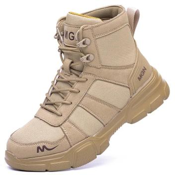 Botas De Trabalho De Segurança Indestrutíveis Com Biqueira De Aço ...