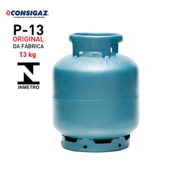 Botijão de Gás Cozinha Vázio Novo 13kg (sem gás) Consigaz - Botijão de ...