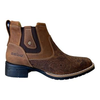 Botina Zebu Bico Quadrado Feminina 71126 MS Sela - Bota Feminina ...