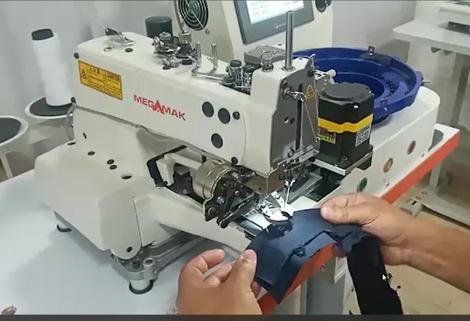 Botoneira Direct Drive Com Alimentador Pneumática-MK373DZDE - Megamak ...