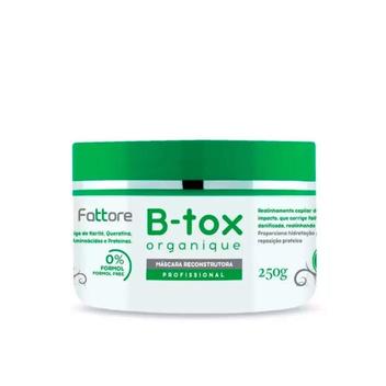 Botox Máscara Reconstrutora Organique Fattore 250G - Fattore Cosmeticos ...