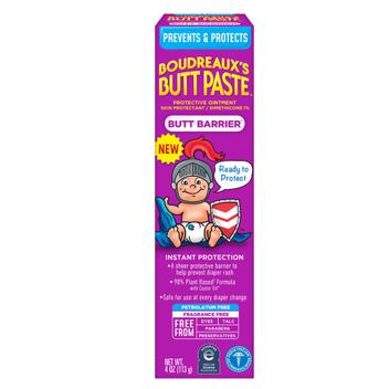 Boudreaux's Butt Paste, Butt Barrier Pomment, Rash Prevention, 4oz tube ...