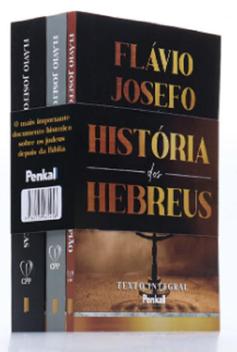 BOX Historia dos Hebreus Brochura Flavio Josefo - CPP - Livros de ...