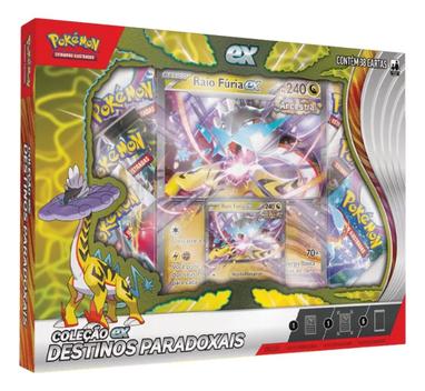 Box Pokémon Coleção Destinos Paradoxais Raio Chifres Copag - Deck de ...