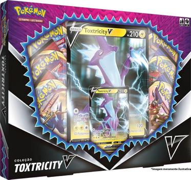 Box Pokémon Coleção Toxtricity V Carta Gigante - Copag - Deck de Cartas ...