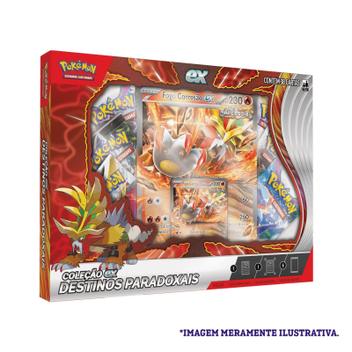 Box Pokémon Destinos Paradoxais Fogo Corrosão Ex - Copag - Deck de ...