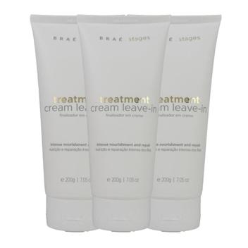 Braé Stages Treatment Kit 3 Cream Leave-in 200g - Kit de Tratamento ...