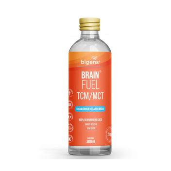 Brain Fuel TCM MCT 100 Óleo de coco 300ml Premium Bigens - Óleo de Cozinha - Magazine Luiza