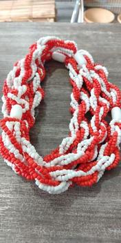 Braja Guia Vermelha E Branca 7 Firmas Umbanda / Candomble - Lua Mistica ...