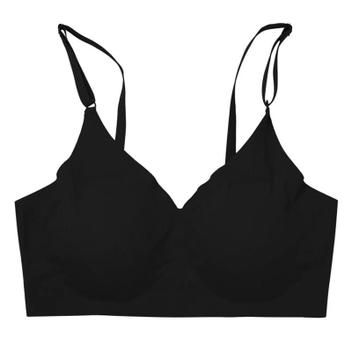 Bralette Push-up Acolchoado Sem Fio e Sem Costura - Com Bojo Removível ...