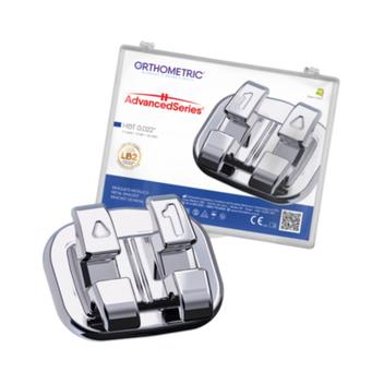 Bráquete Metálico Advanced MBT 0,022" 10 Casos - Orthometric - Bráquete ...