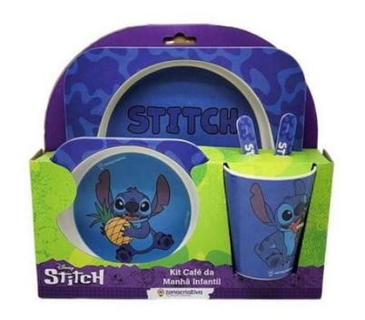 Breakfast set infantil stitch 10025740 - ZONA CRIATIVA - Pelúcia ...