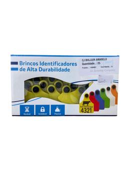 Brinco Allflex CJ BHL/JUR 25UN.-Amarelo S/N - An Antelliq Company ...