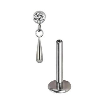 Brincos de Titânio 16G com Rosca Interna - Tragus, Cartilagem e Helix ...