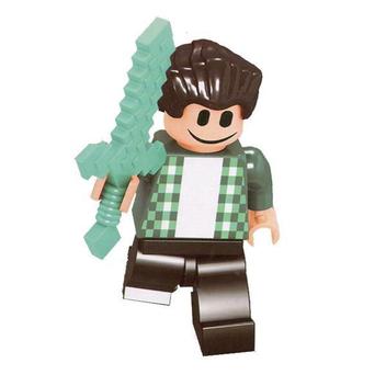 Brinquedo Boneco Bloco De Montar Roblox Authentic - Zt - Blocos de ...
