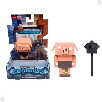 Brinquedo Boneco Minecraft Legends Bebê Piglin GYR78B - Mattel - Boneco ...