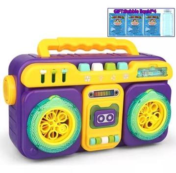 Brinquedo Bubble Radio Magical Bubble Blowing Para Crianças De 3 Anos ...