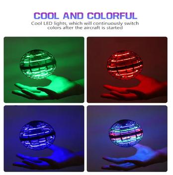 Brinquedo De Bola Voadora Flynova Pro Magic Spinner Led 360 - Flying ...