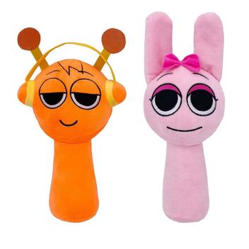 Brinquedo de pelúcia Sprunki Sprunky Wenda e cinza de 25 cm para ...