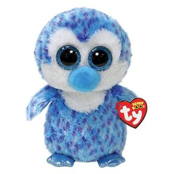 Brinquedo de pelúcia Ty Beanie Boos Tony Blue Penguin (MND/ALS ...