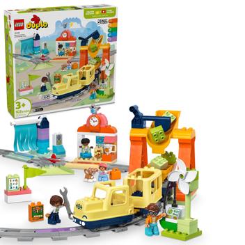 Brinquedo de trem LEGO DUPLO Town Big Interactive Community 10428 ...