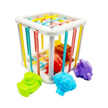 Brinquedo Educacional de Cubo de Classificação de Formas para Bebês (0 ...