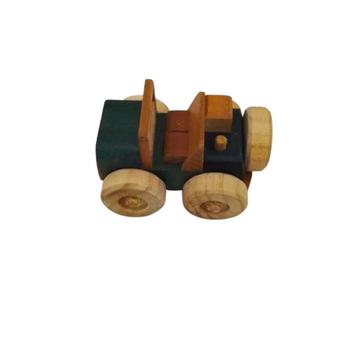 Brinquedo Educativo Lúdico Jipe Sem Capota Pintado - Ripas - Brinquedos ...