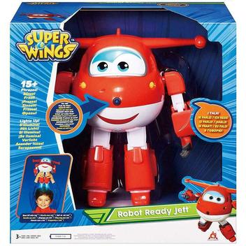 Brinquedo Figura Super Wings Jett Robo Ao Resgate Fun 84348 - Robô ...