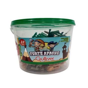 Brinquedo Forte Apache No Balde 37 Peças Gulliver - Playsets - Magazine ...