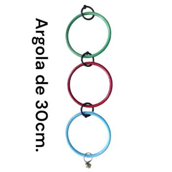 Brinquedo grande argola com guizo calopsita e agarpones - BONANZA ...