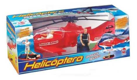 Brinquedo Helicóptero De Resgate Aéreo Com Boneco Lider 2320 - Aviões e ...