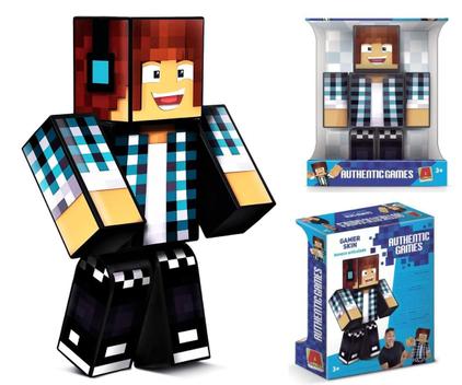 Brinquedo Infantil Minecraft Authentic Games Gamer's Skins Holográfico ...