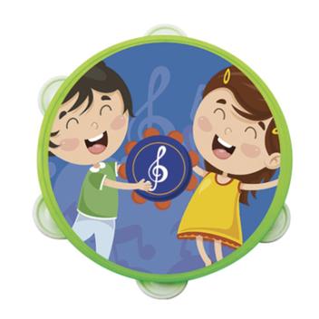 Brinquedo Instrumento Pandeiro Infantil Grande Divertido - Brinquedos ...