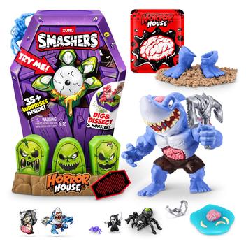 Brinquedo Interativo ZURU Smashers Mega Horror House Blue - Para ...