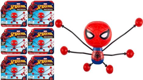 Brinquedo JA-RU Marvel Spiderman Sticky Wall Crawler - Funko - Magazine ...