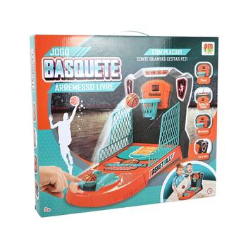 Brinquedo Jogo Basquete Arremesso Livre - DM Toys - Outros Jogos ...