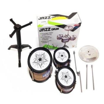 Brinquedo Mini Bateria Musical com 3 tambores e disco - toys - Bateria ...