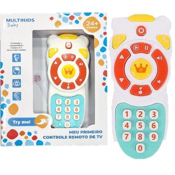 Brinquedo Para Bebe Primeiro Controle Remoto De Tv Multikids - Sons e ...