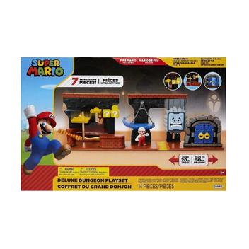 Brinquedo Playset Super Mario Dungeon Deluxe Candide 3121 - Playsets ...