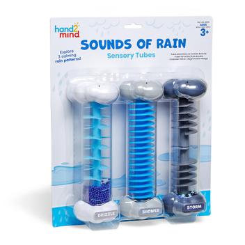 Brinquedo Sensorial Hand2Mind Sounds of Rain - Chocalho com Efeito de ...